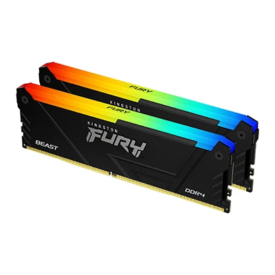 Kingston DDR4 32GB (2x16GB) 3200MHz Fury Beast RGB (KF432C16BB12AK2/32) memorija za desktop