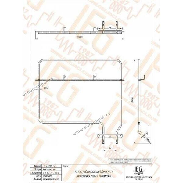 RASTER UGRADNI SA OPAL KAPOM 2x36W LUPUS/236/i/51