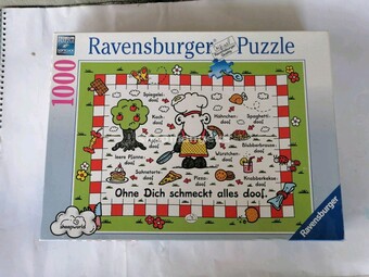 Ravensburger puzzle 1000 ohne dich schmeckt alles dool