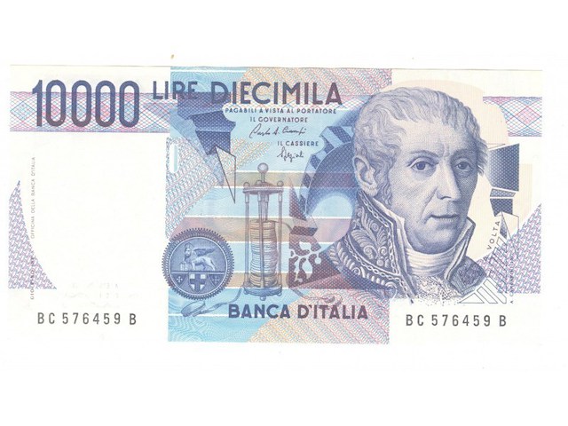 Italija 10000 lira 1984 UNC