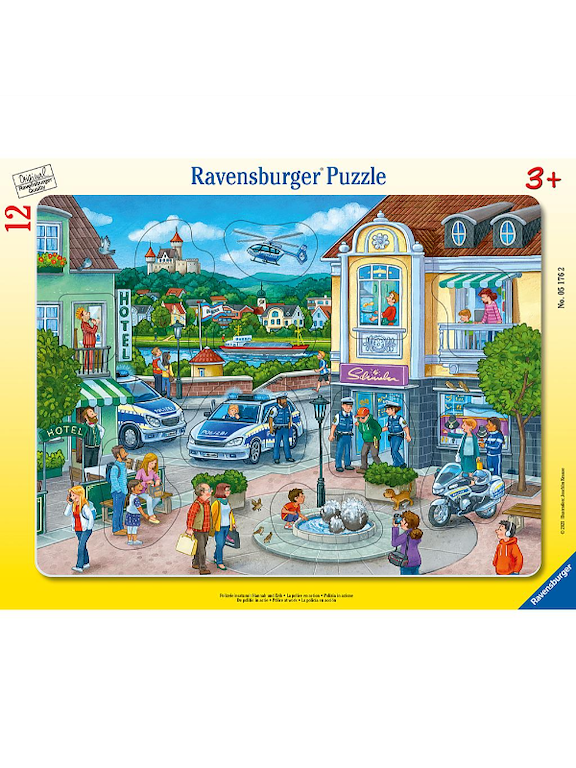 RA05176 Ravensburger puzzle (slagalice) – Policijska akcija sa Hanom i Erikom 4005556051762