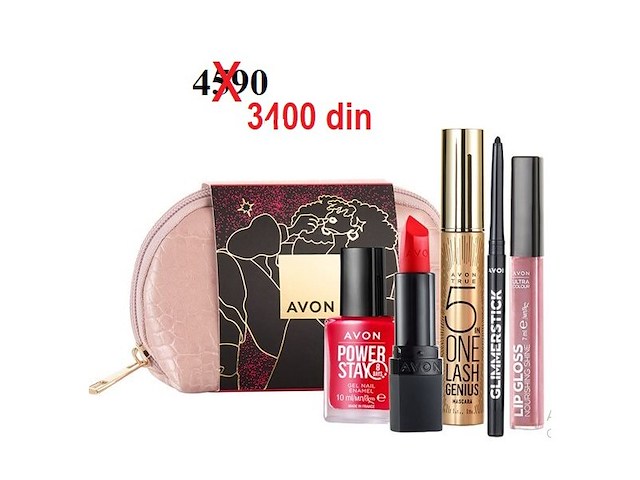 Avon make up set u kozmetičkoj torbici