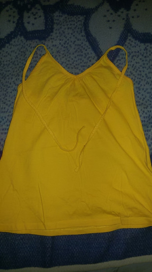 Žuta majica na vezivanje