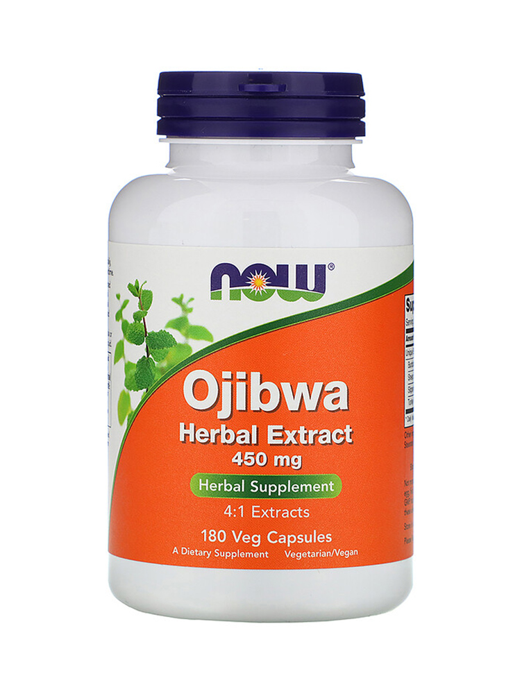 Ojibwa Herbal Extract 450 mg, Now Foods, 90 veg kapsula