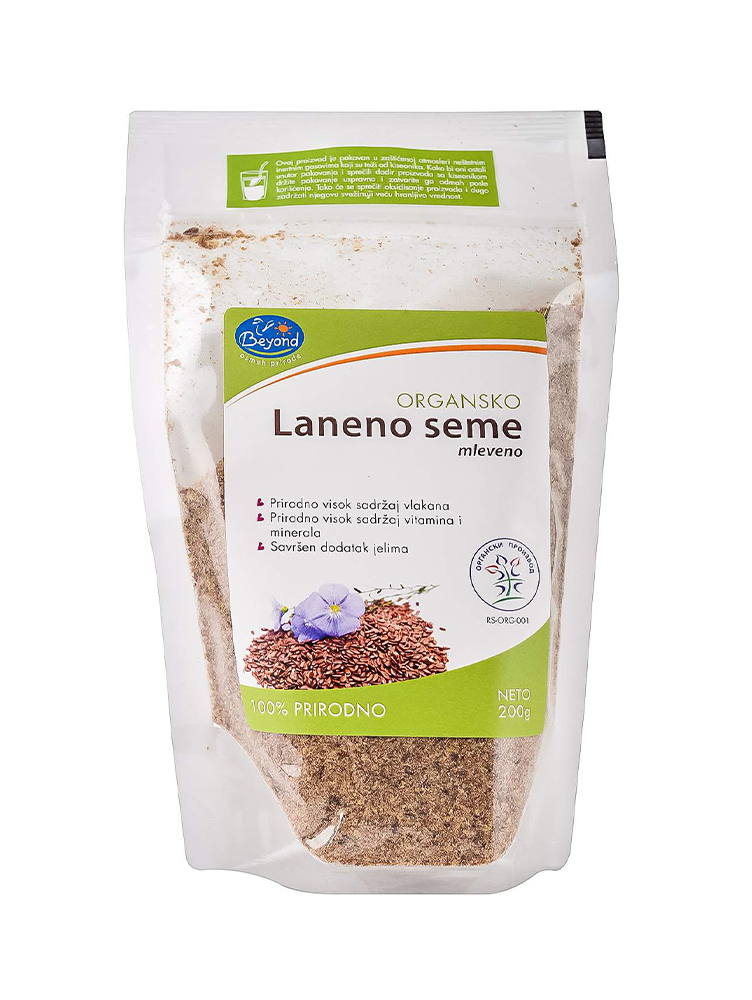 Organsko mleveno laneno seme, Beyond, 200 g