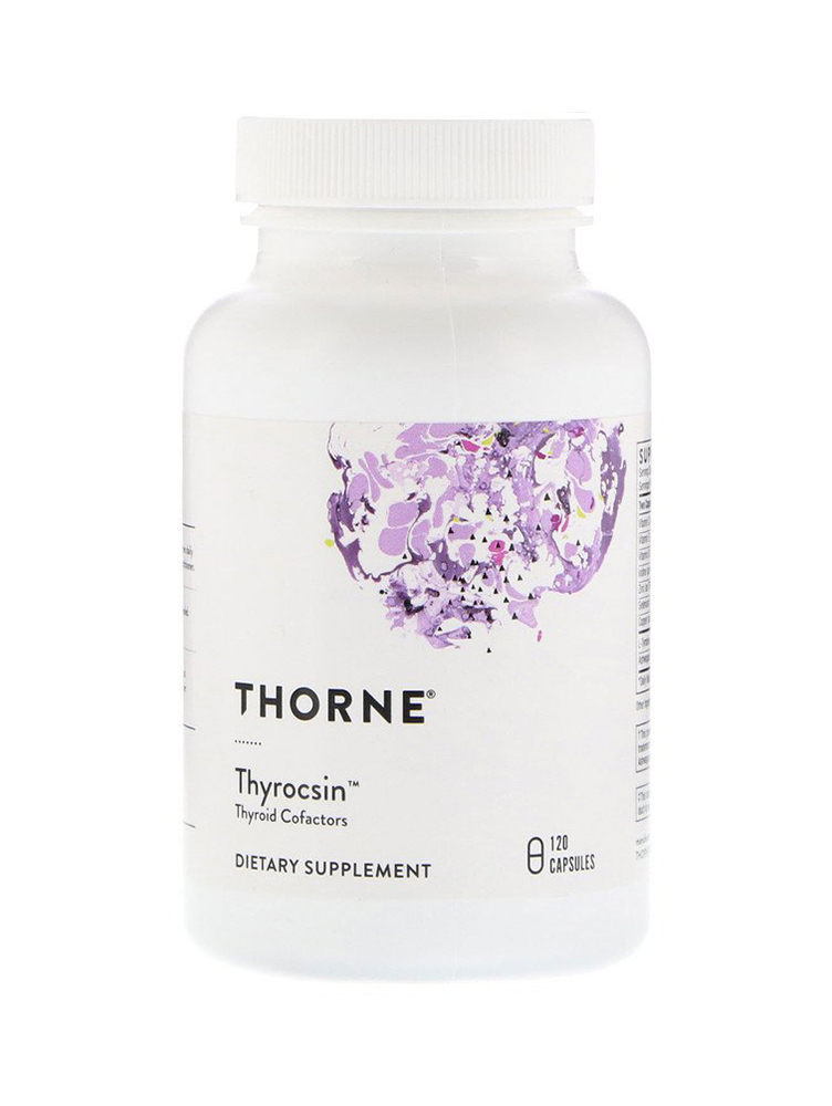 Thyrocsin Thyroid Cofactors kompleks, Thorne Research, 60 kapsula