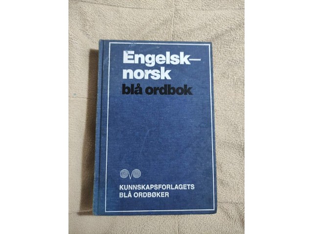 Engelsk/norsk blå ordbok Kunnskapsforlagets blå ordbøk