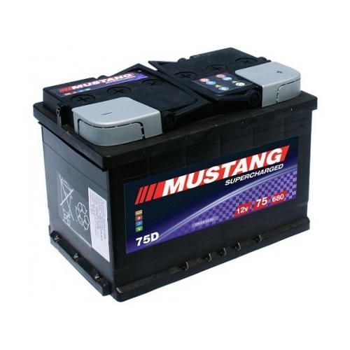 Akumulator MUSTANG Supercharged 12 V 75 Ah +D