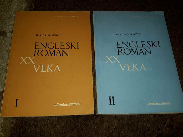 Dr.Vida Marković - Engleski roman XX veka I i II