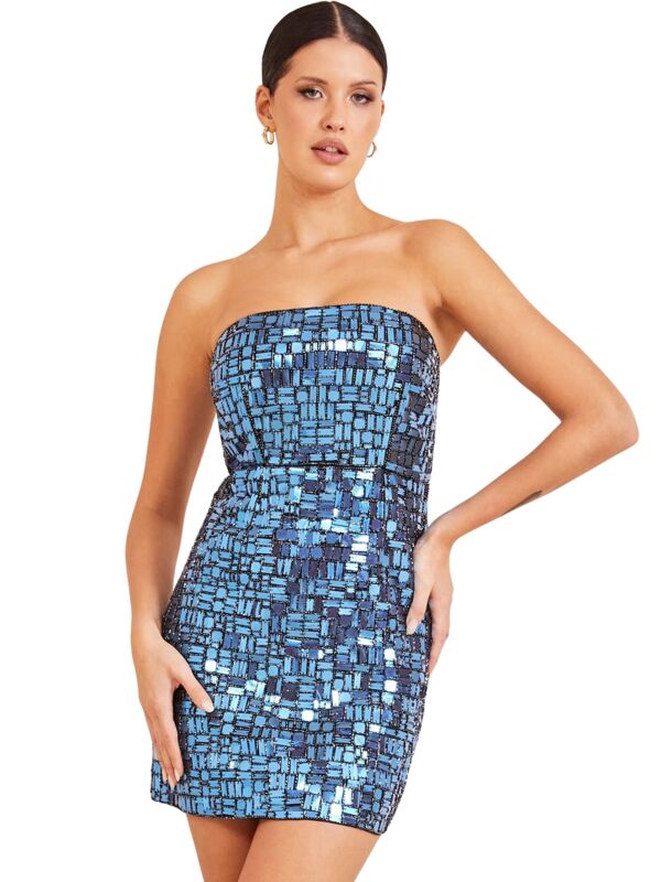 Marciano - Svetlucava plava haljina