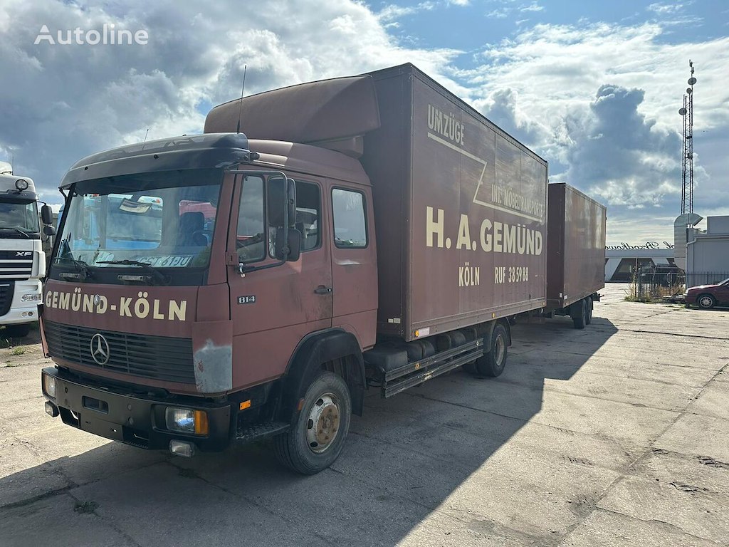 Mercedes-Benz 814 kamion furgon + prikolica furgon