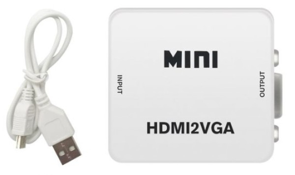 Konverter mini HDMI na VGA HDMI2VGA