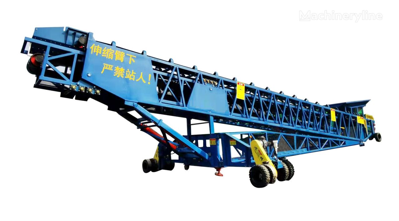 Novi Kinglink Mobile Port Ship Loader | Telescopic Radial Stacker trakasti transporter