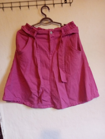 Esprit teksas suknja pink vel 40