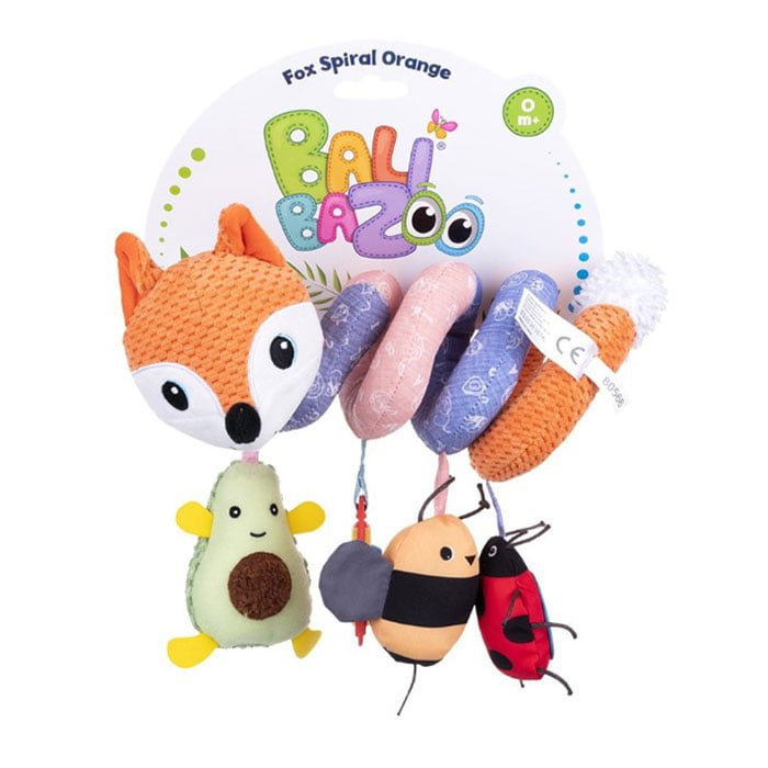 Balli Bazoo plišana igračka Fox Crib Spiral