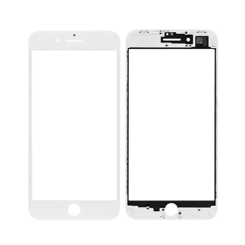 Staklo touchscreen-a + frame + OCA + polarizator za iPhone 8 Plus Belo CHO