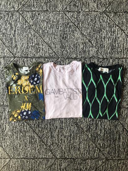 H&M set od tri dizajnerske majice S