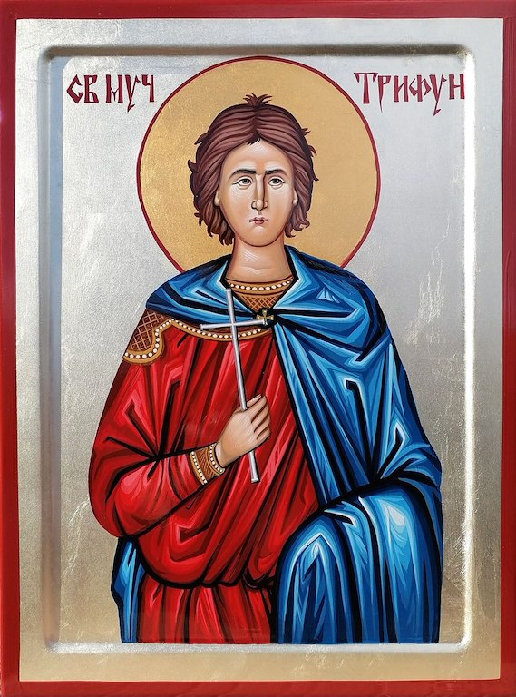Ikona- Sveti Trifun, dimenzije 40x30 cm