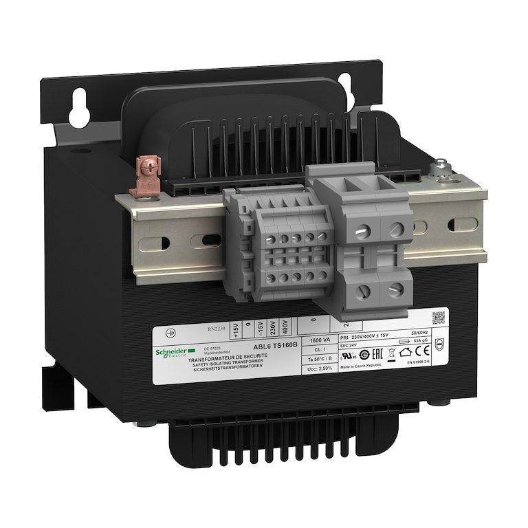 SE naponski transformator – 230..400 V – 1 x 24 V – 1600 VA