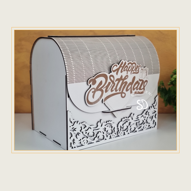 Kutija za novac S274- happy birthday