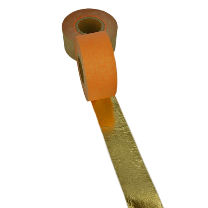 Zlatne metalik kriške u rolni 2,5 cm k 50 m