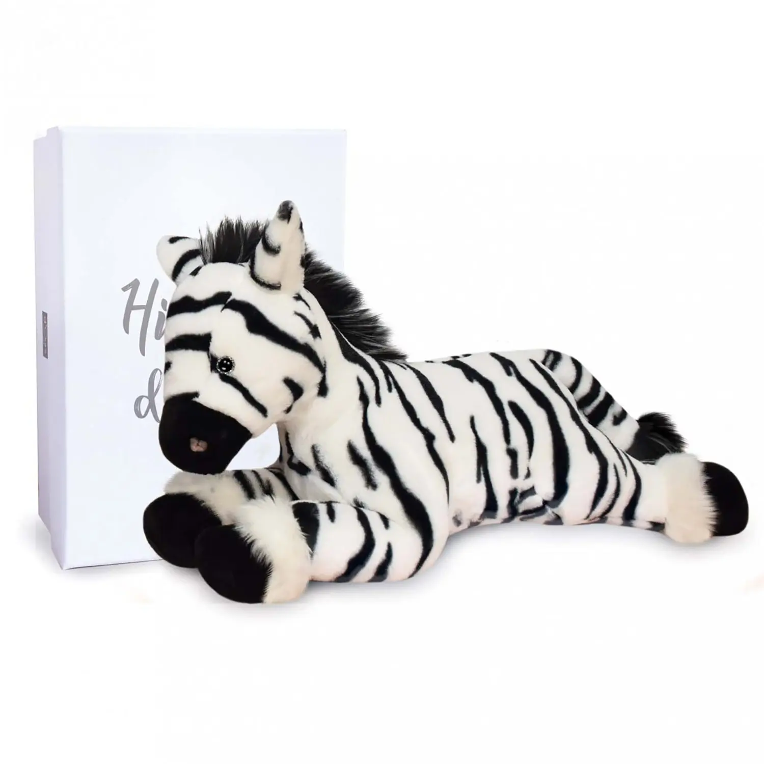 HISTOIRE D'OURS Plišana igračka Zebra 35cm crno-bela