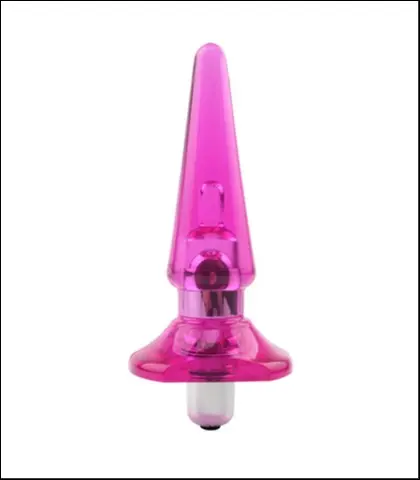 Analni vibrator, 12.5cm, 3 brzine vibriranja, Roze