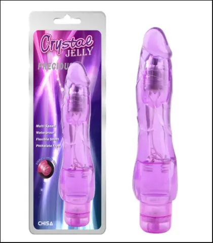 Precious Vibrator, 20cm, Ljubičasti