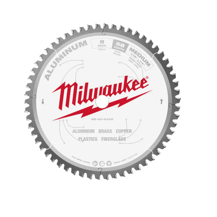 Milwaukee List kružne testere za aluminijum, 203 x 15,87 mm, 58 Z, 48404345