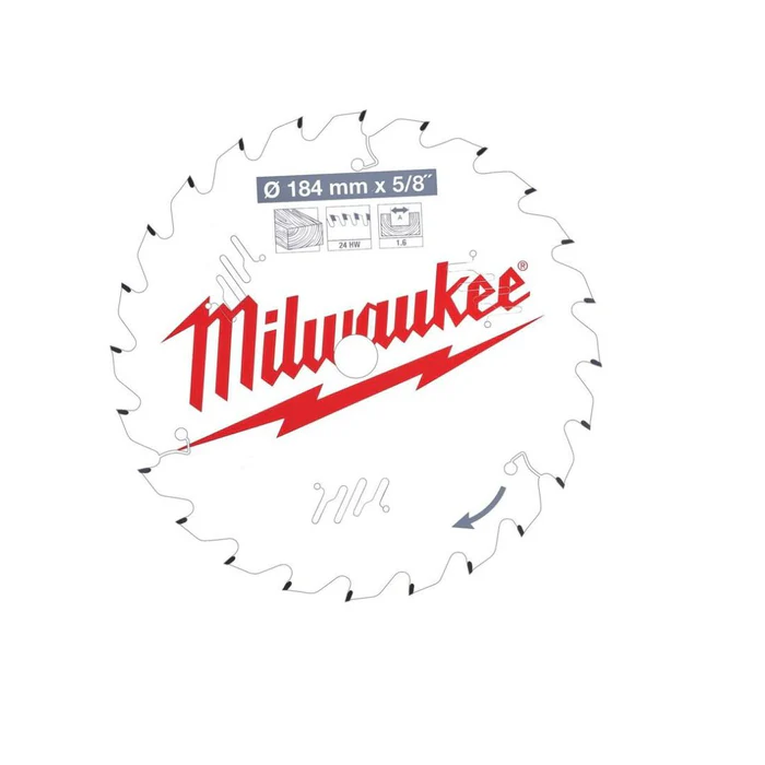 Milwaukee List testere za drvo, 184 x 15,87 mm, 24 zubaca, 4932471378