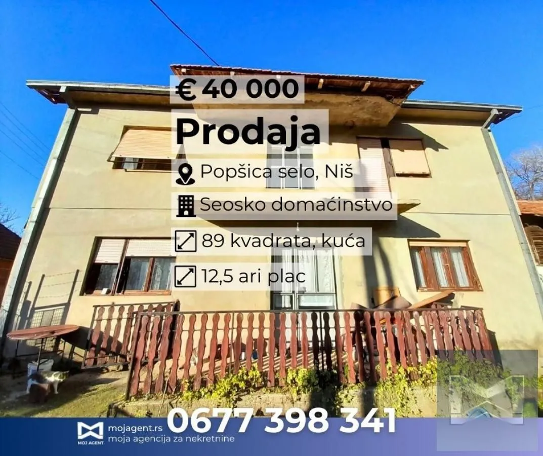 Prodaja, kuća, 89m2, Niš