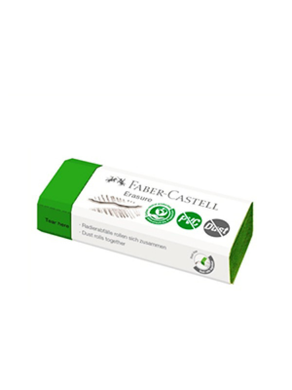 Gumica FABER-CASTELL - Dust Free zelena