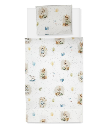 Textil posteljina (navlake) za krevetac za bebe Medeni - 120x80 cm
