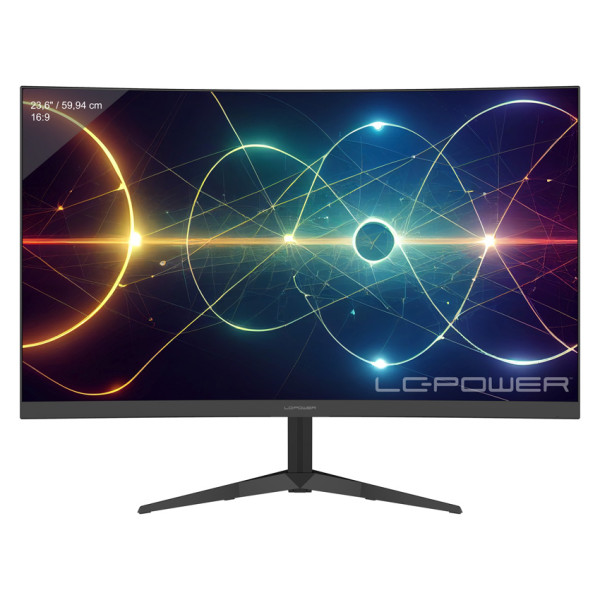 Monitor 23.6'' LC Power LC-M24-FHD-165-C-V2 FullHD 165Hz Curved 2xDP/2xHDMI Audio out