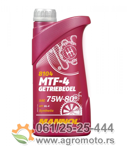 Ulje za menjač MANNOL MTF-4 Getriebeoel 75W-80 8104 1L