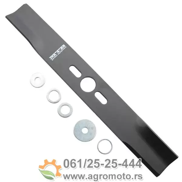 Nož kosačice 380 mm sa adapterima univerzalni