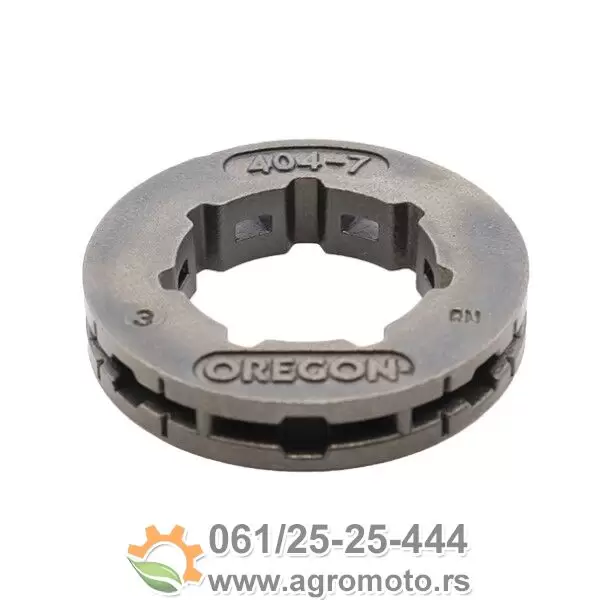 Prsten lančanika .404" - 7 zuba standardna rupa Oregon