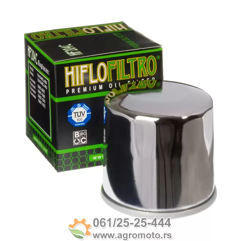 Filter ulja HF204C hrom HifloFiltro