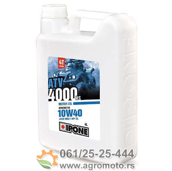 Motorno ulje IPONE ATV 4000 RS 4T 10W-40 4L