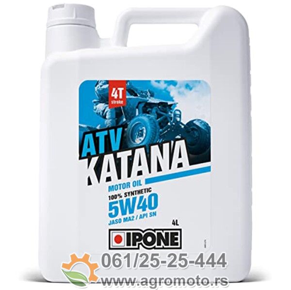 Motorno ulje IPONE ATV Katana 4T 5W-40 4L