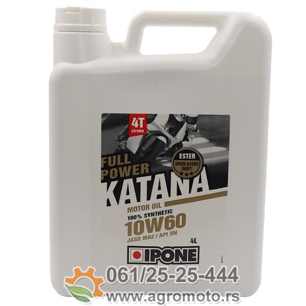 Motorno ulje IPONE Full Power Katana 10W-60 4T 4L