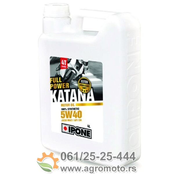 Motorno ulje IPONE Full Power Katana 5W-40 4T 4L