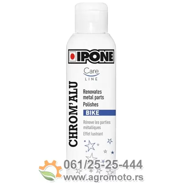 Sredstvo za čišćenje i poliranje hromiranih delova IPONE Chrom Alu 200 ml