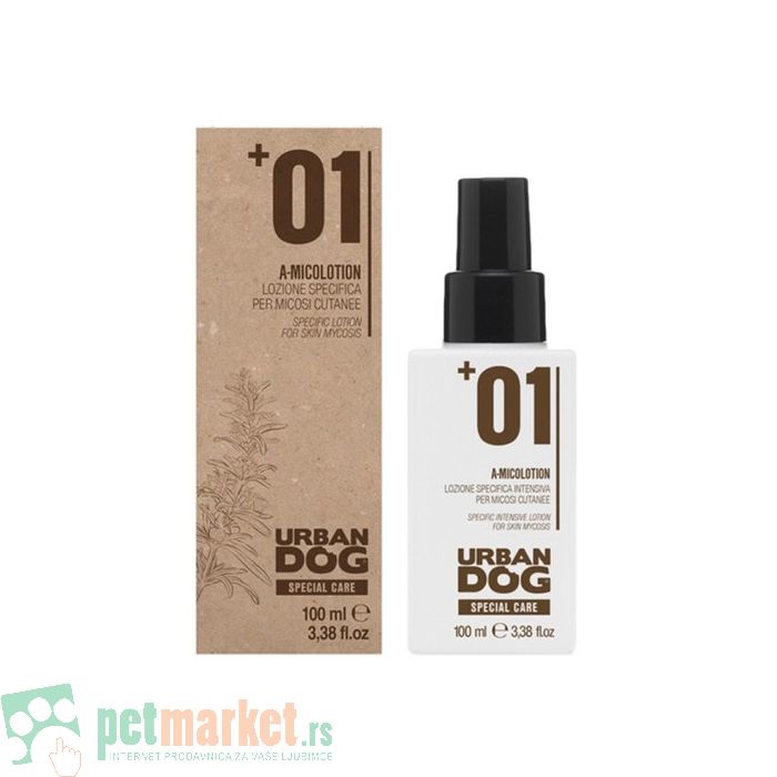 Urban Dog: Losion protiv gljivičnih infekcija kože psa 01 A-Mico, 100 ml
