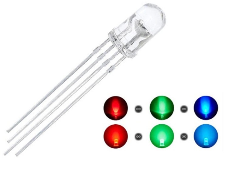 LED dioda trobojna 5mm