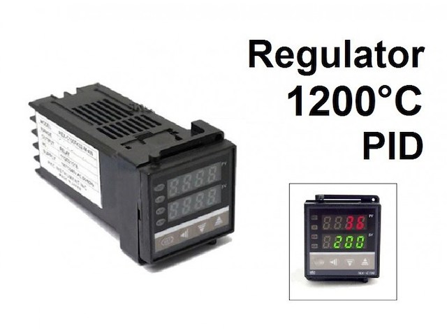 PID Termoregulator 1200C - relej - 220V