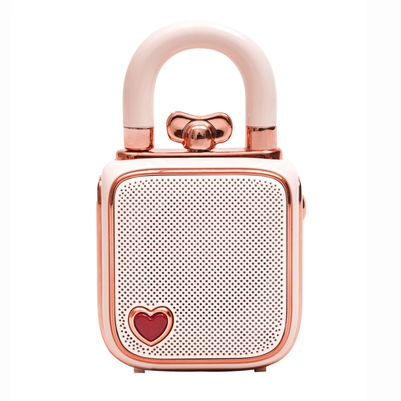 Divoom Love Lock (90100058212) bluetooth zvučnik pink