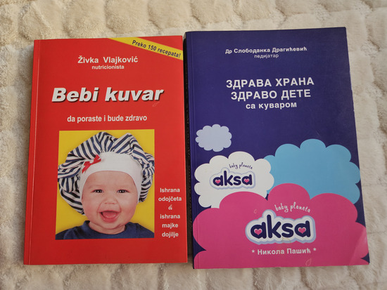 Knjige/jelovnici za bebe
