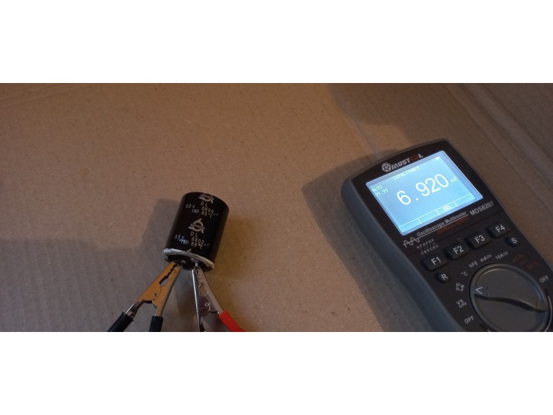 TEST: Kondenzator elektrolitski 6800uF 63V broj 1 (ELKO