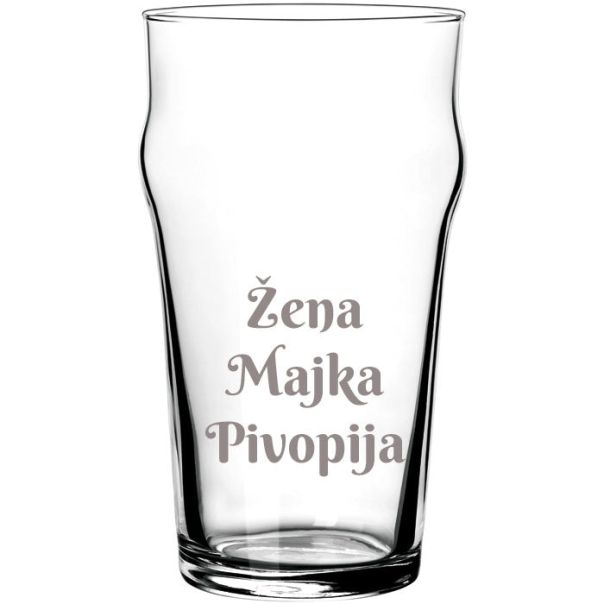 HAPPY PUMPKIN Čaša za pivo "Žena majka pivopija"1326